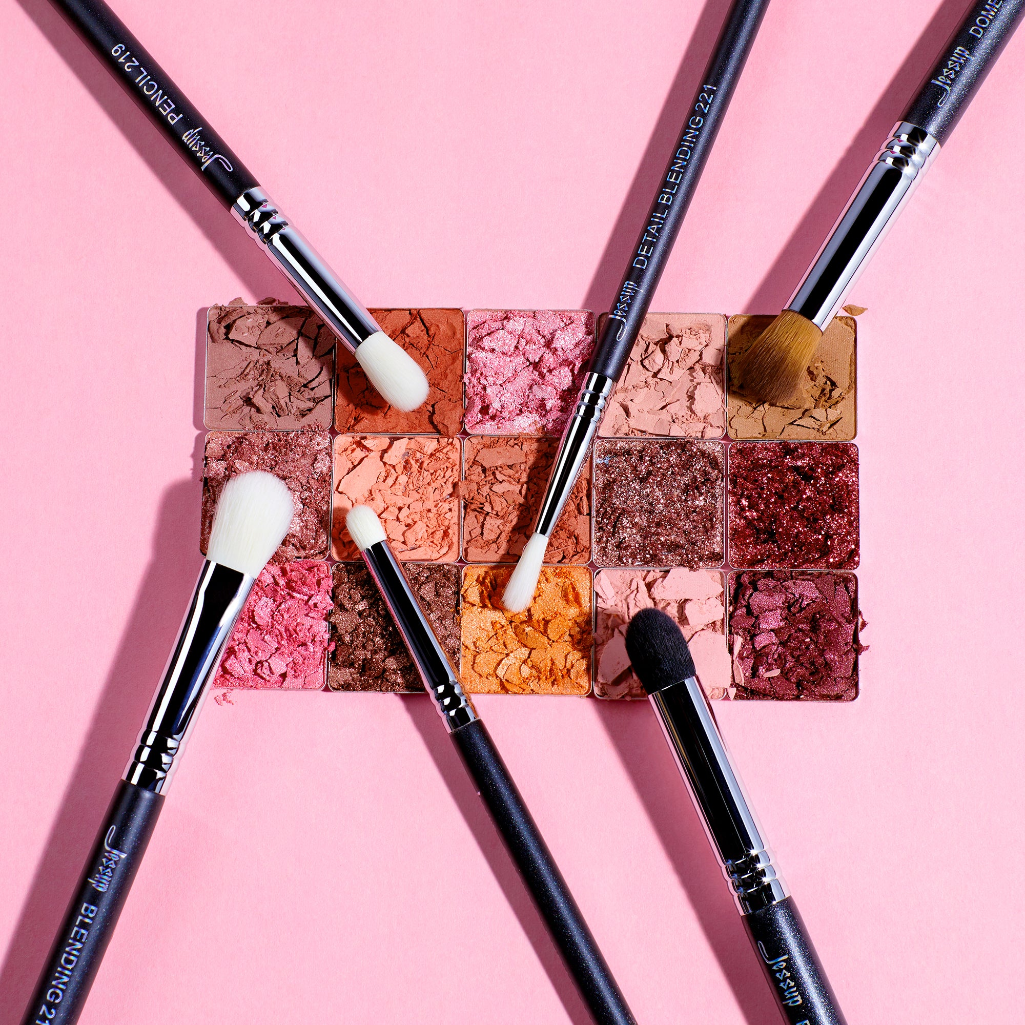 Best Eye Makeup Brush Set Eyeshadow Eyebrow Eyeliner | Jessup – Jessup ...