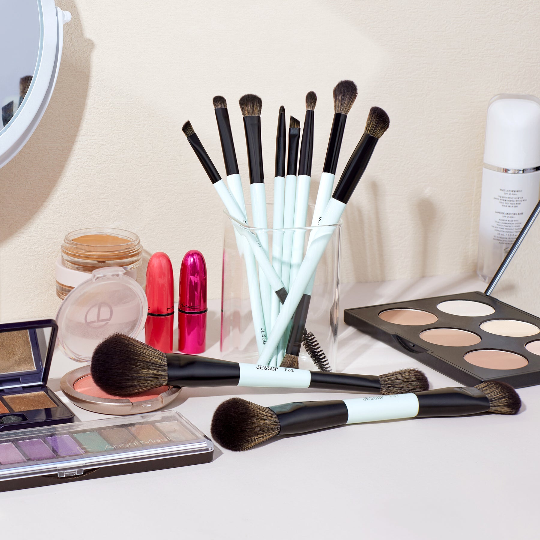 14-in-10 Duo-End Brush Versatility Collection T500 – Jessup Beauty