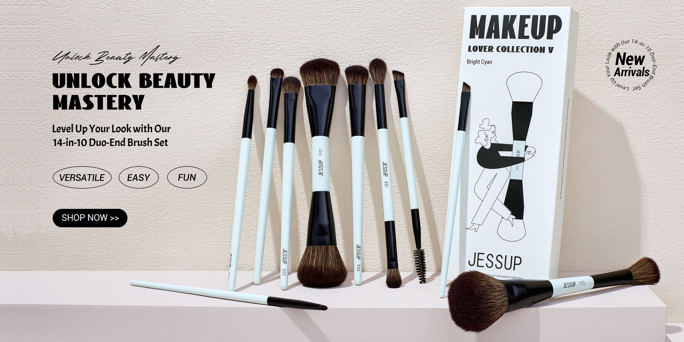 Jessup Beauty | Makeup Brushes | Makeup Brush Sets | Makeup Tools