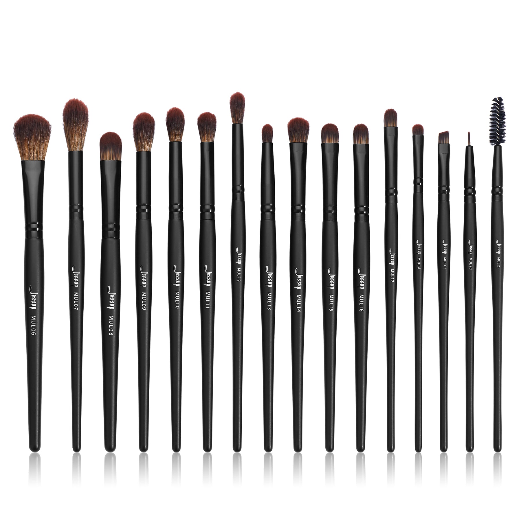 Professional Vegan Complete Makeup Brush Kit Black - Jessup – Jessup Beauty
